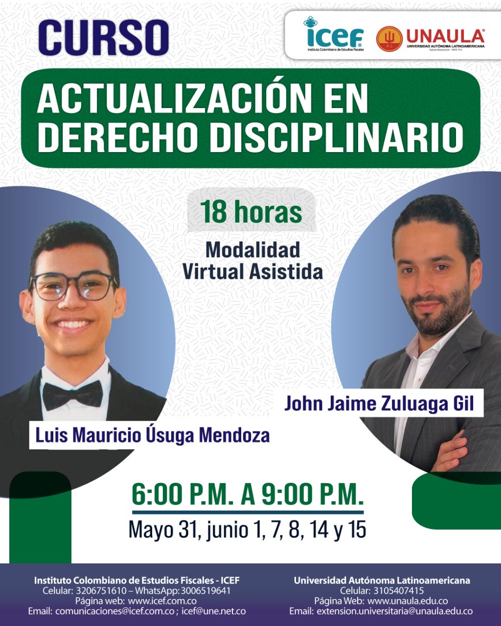 Cuso Actualización En Derecho Disciplinario Unaula